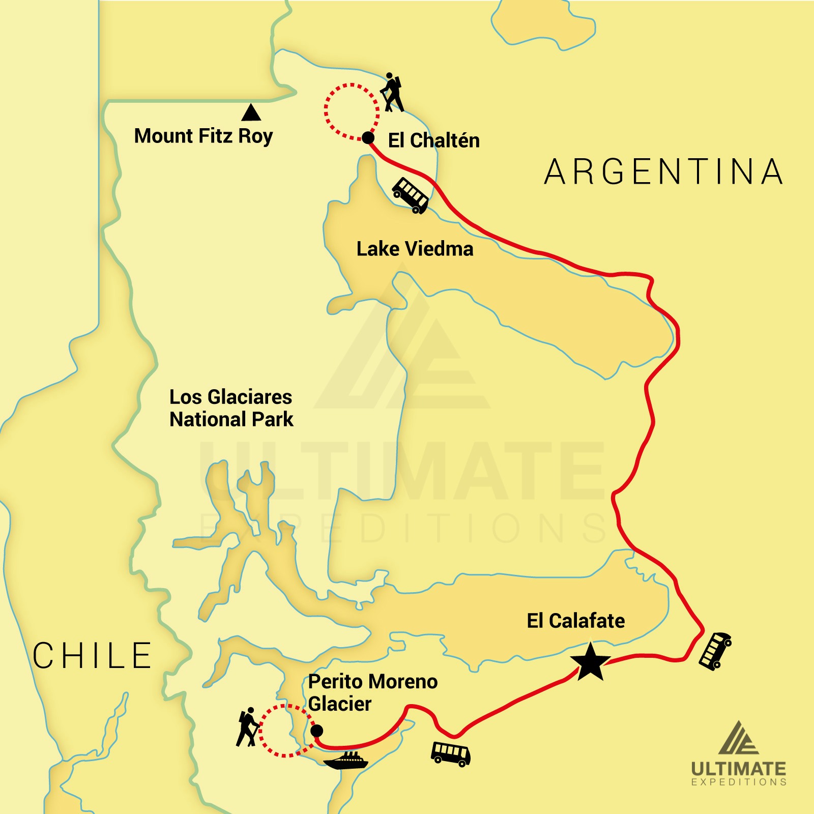 6 Day Los Glaciares NP & Fitz Roy Trek